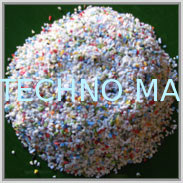 Plastic abrasive media for deburring or cleaning, Urea blasting media ...